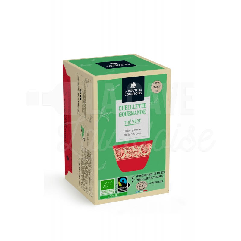 Thé Vert - Cueillette Gourmande - La Route des Comptoirs | La Cave ...