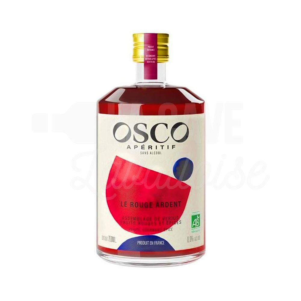 Osco Le Rouge Ardent - Apéritif Biologique sans alcool - 70cl | La Cave ...