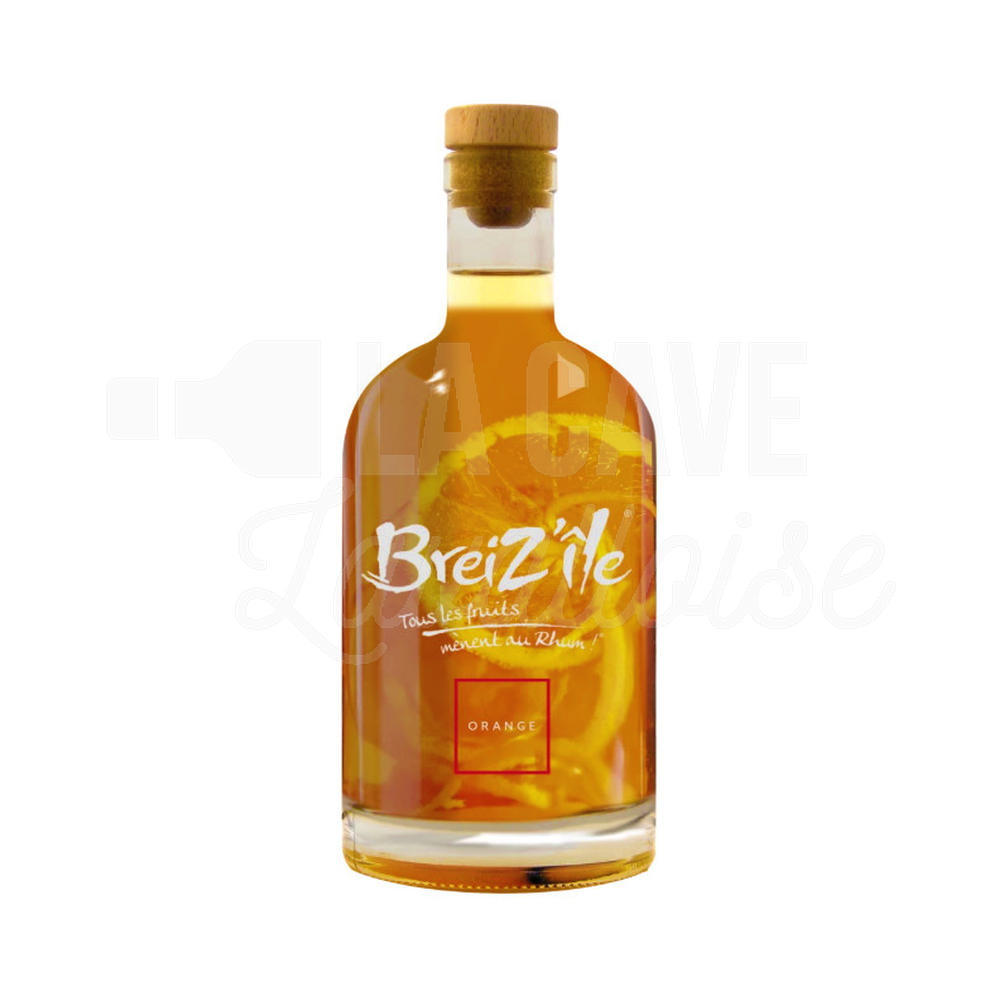 Mini-Rhum Arrangé Orange 23° - Breiz'île - 35cl | La Cave Lavalloise ...