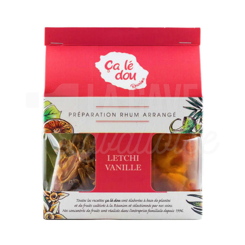 Préparation Rhum Arrangé Letchi Vanille - La Réunion | LA CAVE LAVALLOISE, 16 Boulevard Jean ...