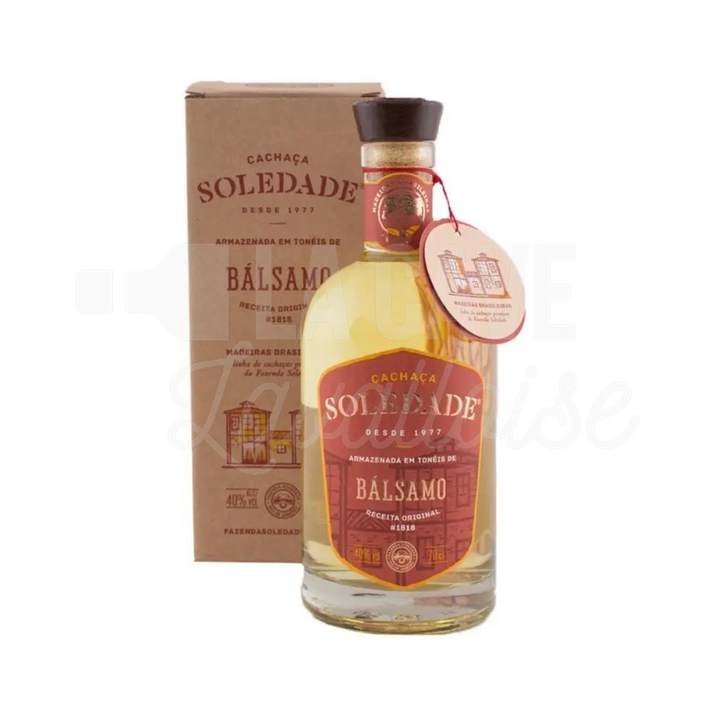 Cachaça Soledade Balsamo 40° - Brésil | La Cave Lavalloise, 16 ...